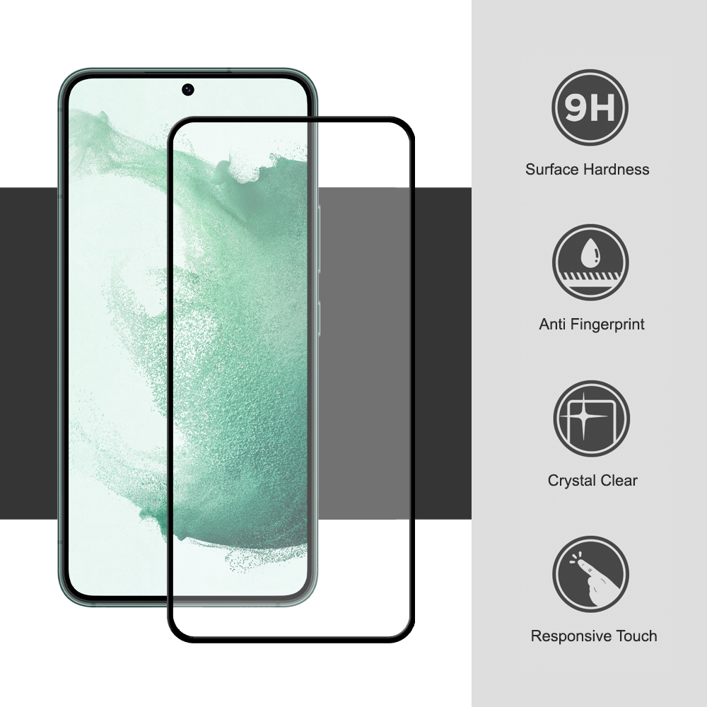 Full Tempered Glass Screen Protector for Samsung Galaxy S22