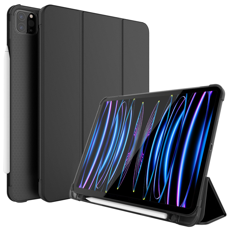 Trifold Smart Case for Apple iPad Pro 11-inch (4th Gen) (Black)