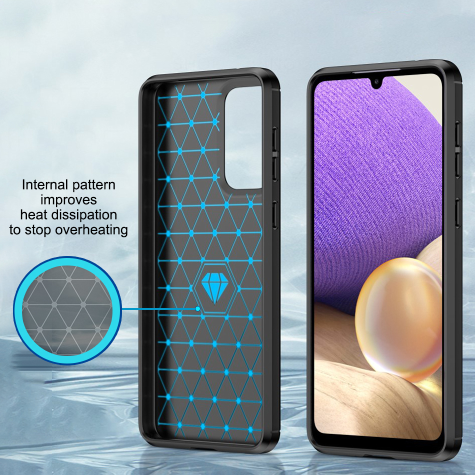 Flexi Slim Carbon Fibre Case for Samsung Galaxy A33 5G (Black)