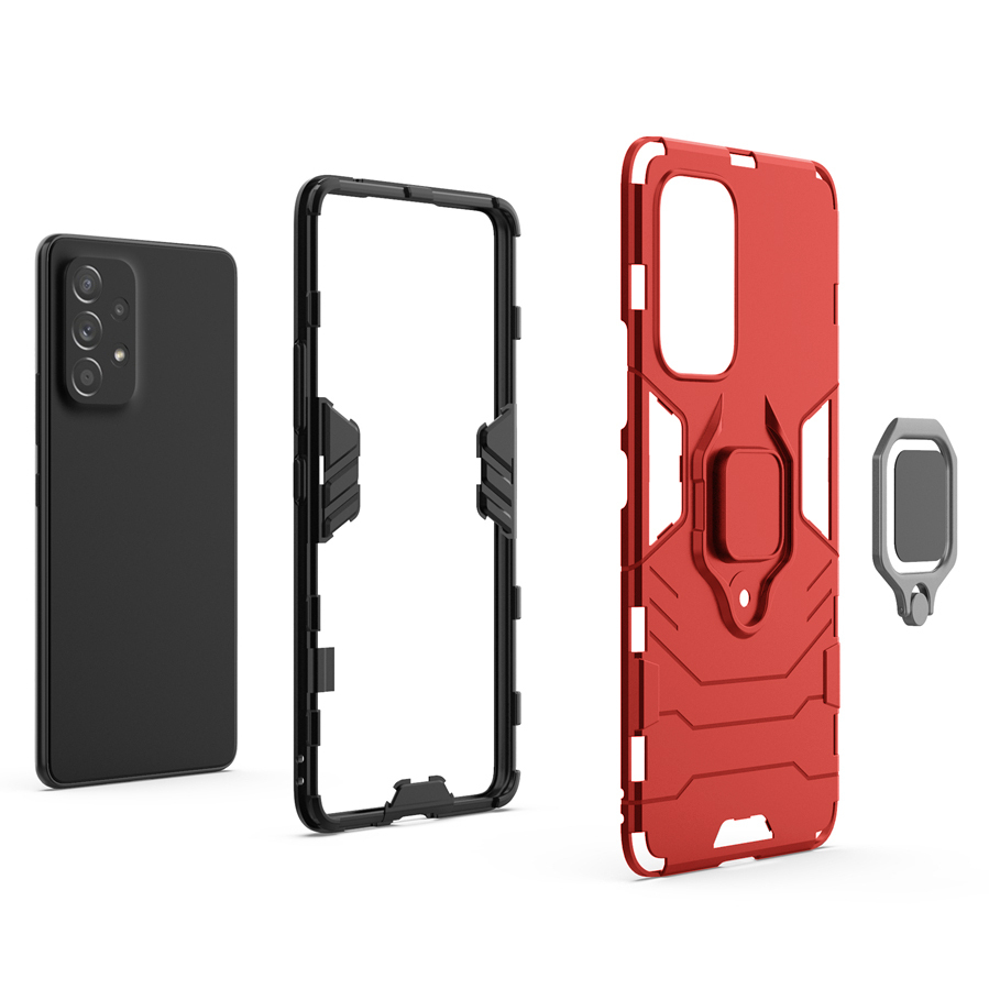 Slim Armour Shockproof Case for Samsung Galaxy A53 (Red)
