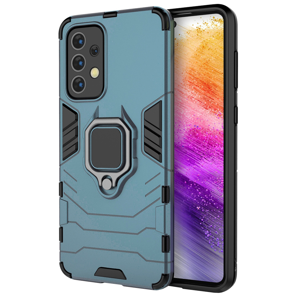 Slim Armour Shockproof Case for Samsung Galaxy A73 (Blue)