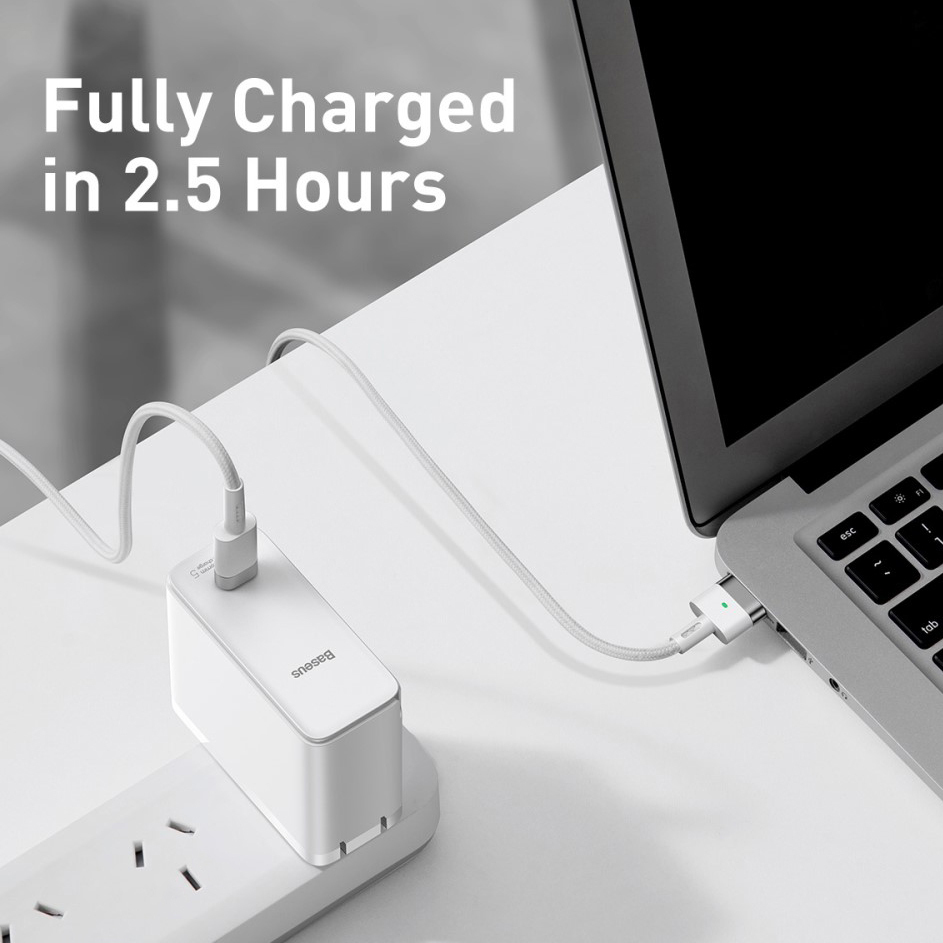 Baseus 60W USB Type-C to MagSafe 2 T-Shape Cable (2m) for MacBook