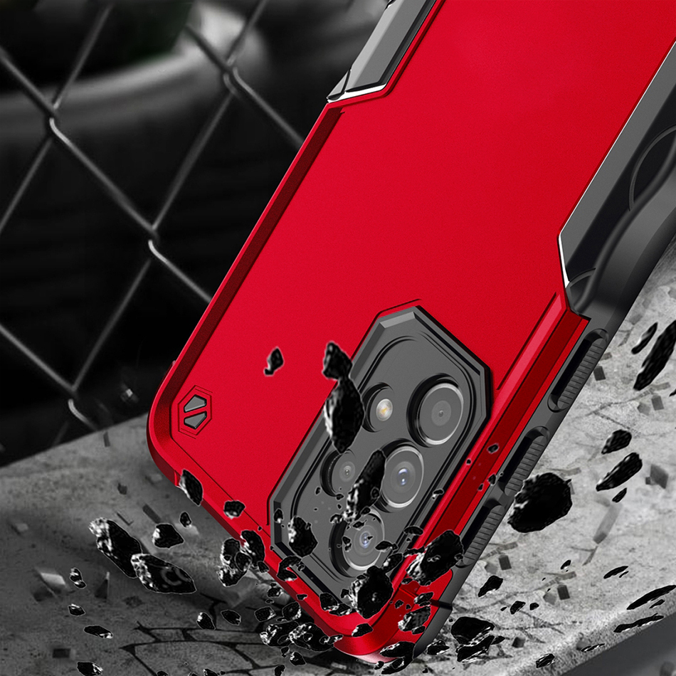 Heavy Duty Shockproof Case for Samsung Galaxy A53 (Red)