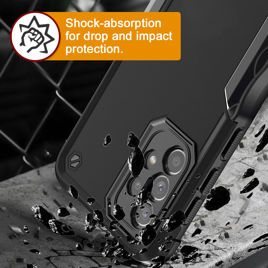 Heavy Duty Shockproof Case for Samsung Galaxy A33 5G (Black)