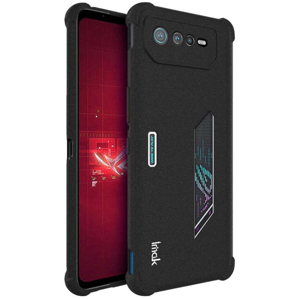 Imak Flexi Shock Sandy Feel Case for Asus ROG Phone 6 (Black)
