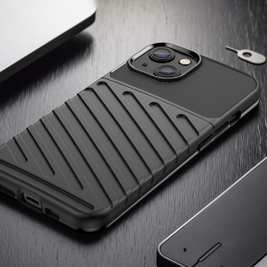 Flexi Thunder Shockproof Case for Apple iPhone 14 Plus (Black)