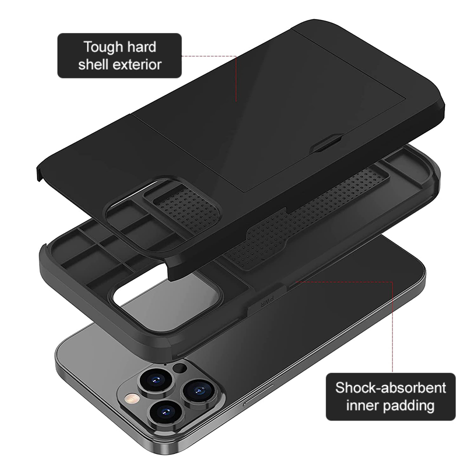 Tough Armour Slide Case Card Holder for Apple iPhone Pro 14