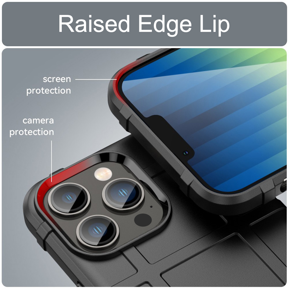Anti-Shock Grid Texture Shockproof Case for Apple iPhone 14 Pro
