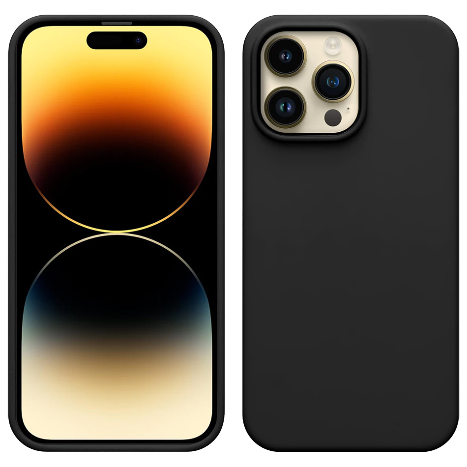 Flexi Stealth Silicone Case for Apple iPhone 14 Pro (Black)