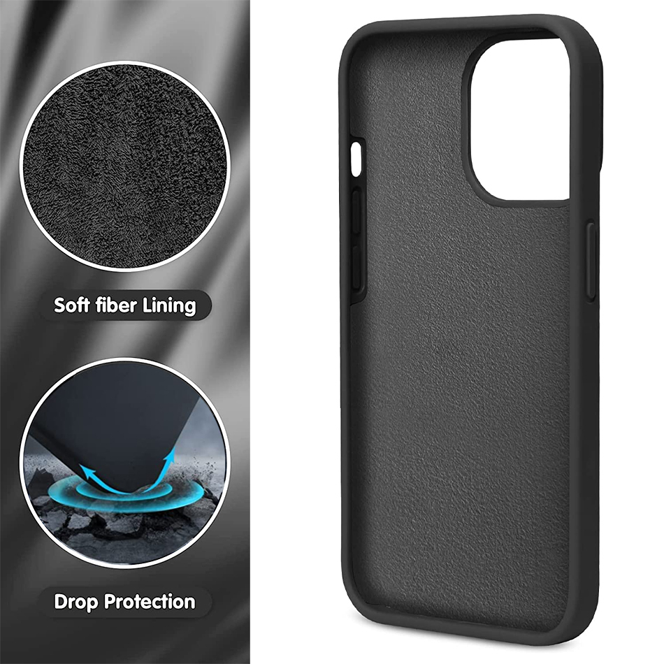 Flexi Stealth Silicone Case for Apple iPhone 14 Pro (Black)