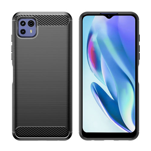 Flexi Slim Carbon Fibre Case for Motorola Moto G50 5G (Black)
