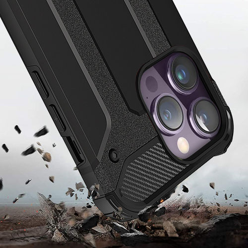 Military Defender Shockproof Case for iPhone 14 Pro Max (Black)