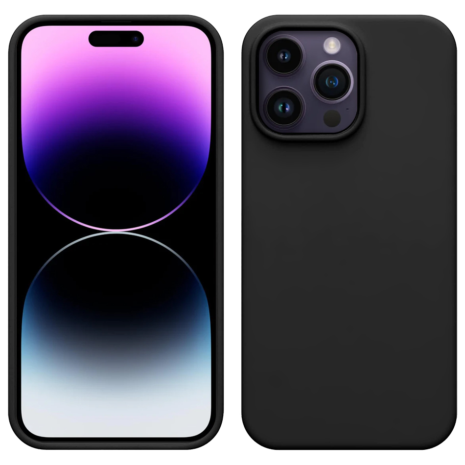 Flexi Stealth Silicone Case for Apple iPhone 14 Pro Max (Black)