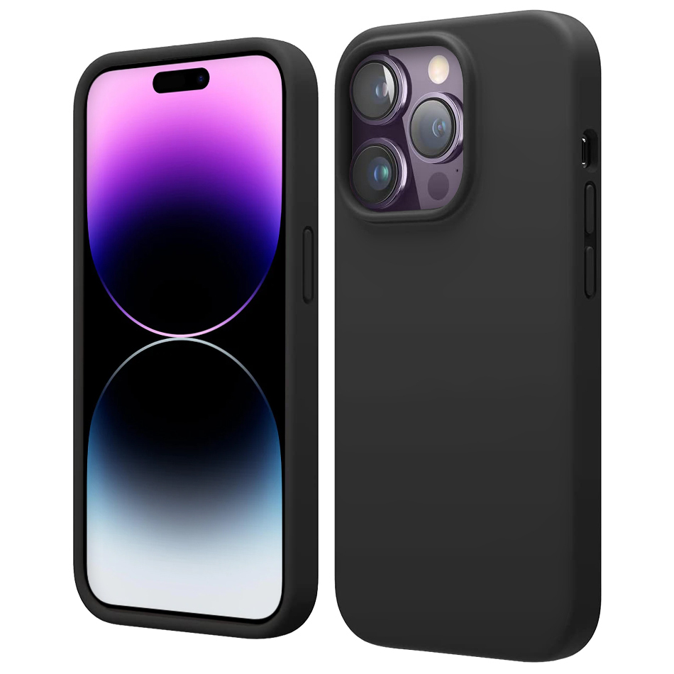 Flexi Stealth Silicone Case for Apple iPhone 14 Pro Max (Black)