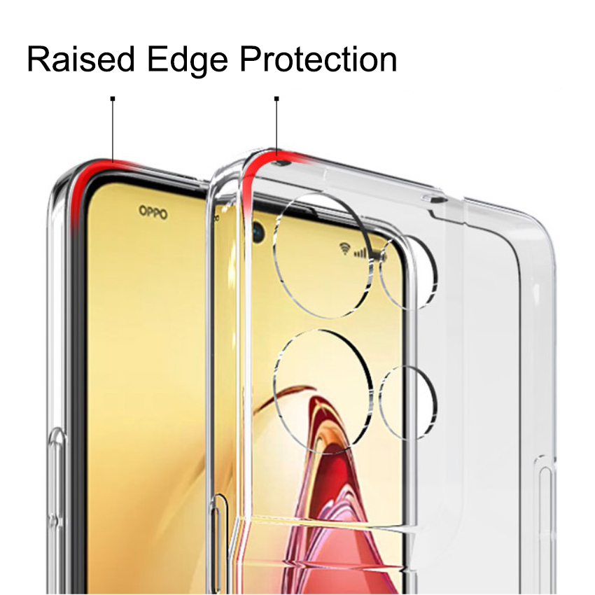 Imak Flexi Slim Gel Case for Oppo Reno8 Pro (Clear)