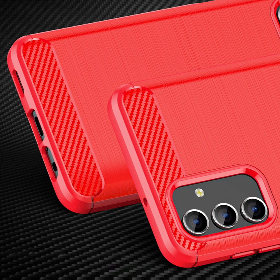 Flexi Carbon Fibre Case for Samsung Galaxy A13 4G / 5G (Red)