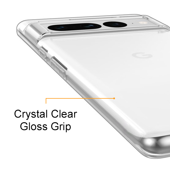 Flexi Slim Gel Case for Google Pixel 7 Pro (Clear)