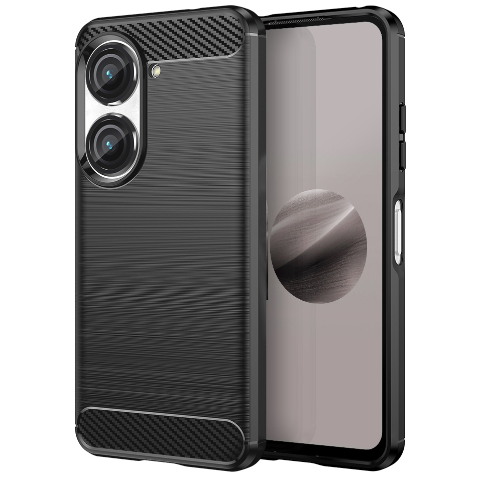 Flexi Carbon Fibre Case for Asus Zenfone 10 / 9 (Black)