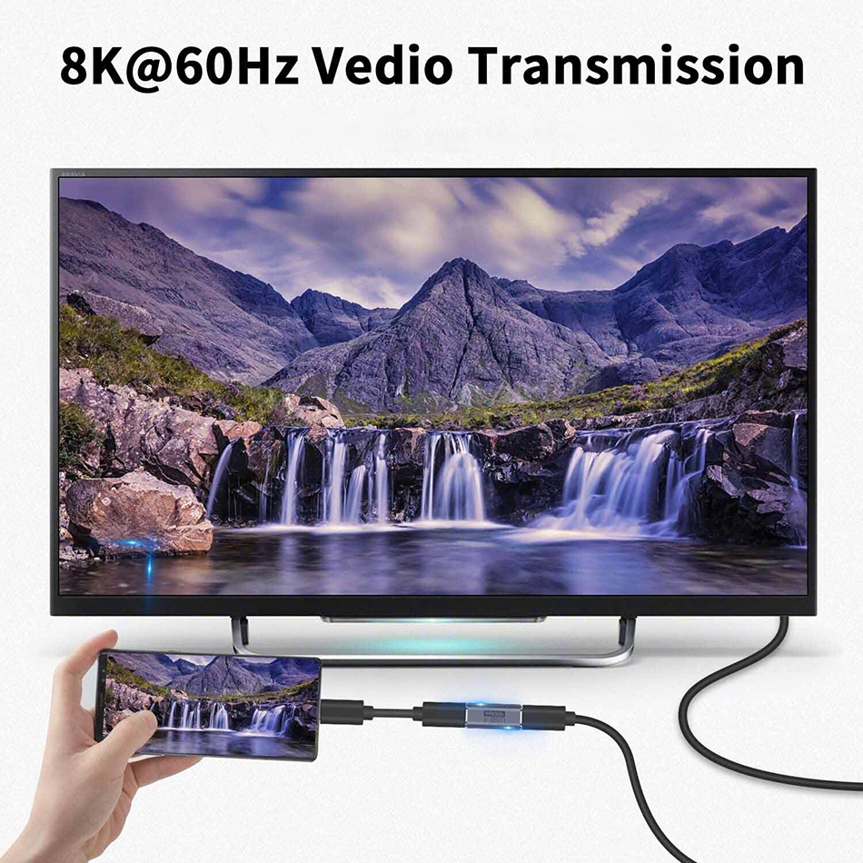 Usb Type C W Fast Charging Gbps Data Adapter Female