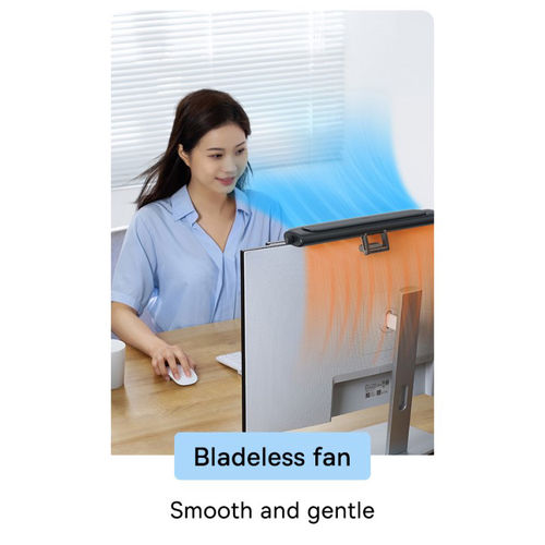 Baseus Refreshing Computer Monitor Clip-On Fan / Adjustable Speed