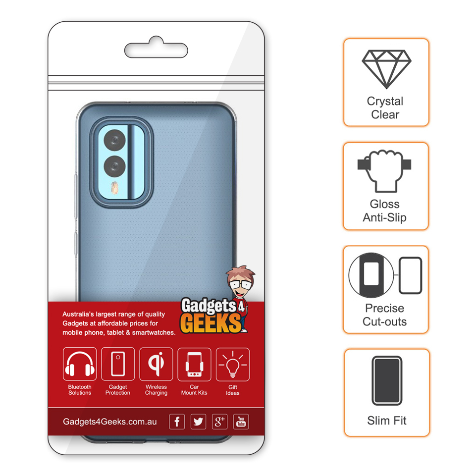 Flexi Slim Gel Case for Nokia X30 (Clear)