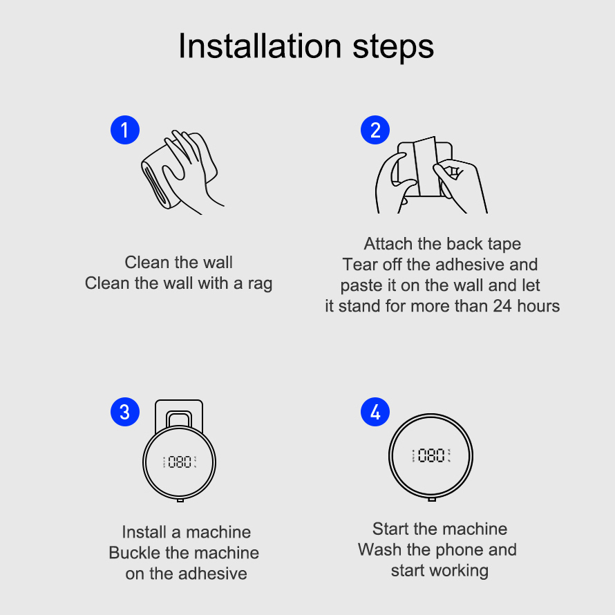 Wall Mounted / Automatic Liquid Soap / Hand Wash Dispenser Sensor