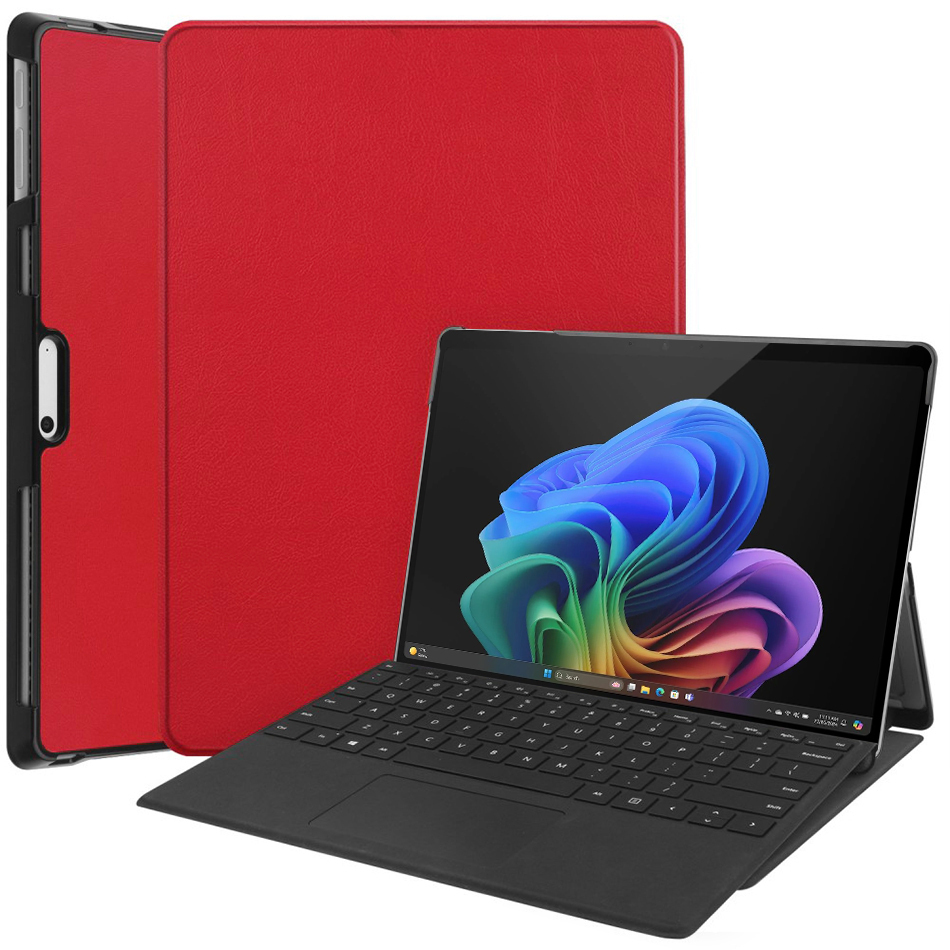 Smart Case Stand for Microsoft Surface Pro 11 / 10 / 9 (Red)