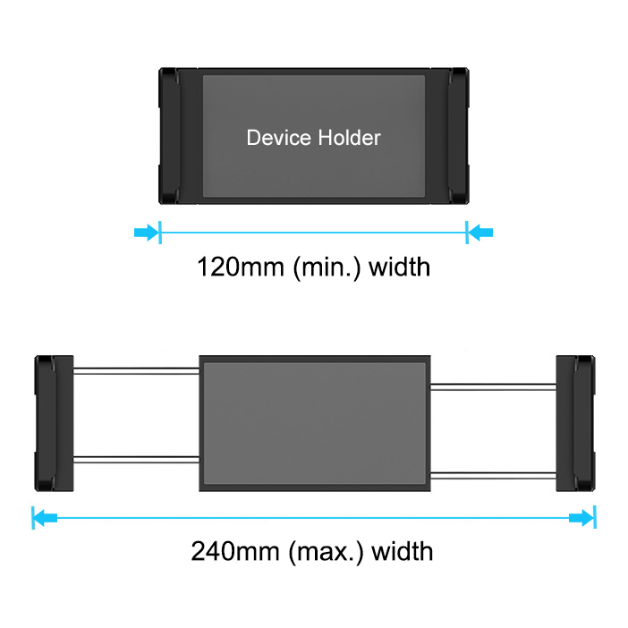 CD Slot Rotation Tablet Car Mount Holder for iPad / Galaxy Tab