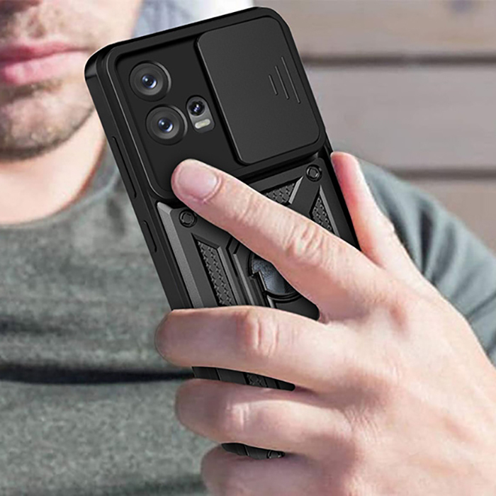 Slim Armour Shockproof Case for Motorola Edge 30 Fusion (Black)