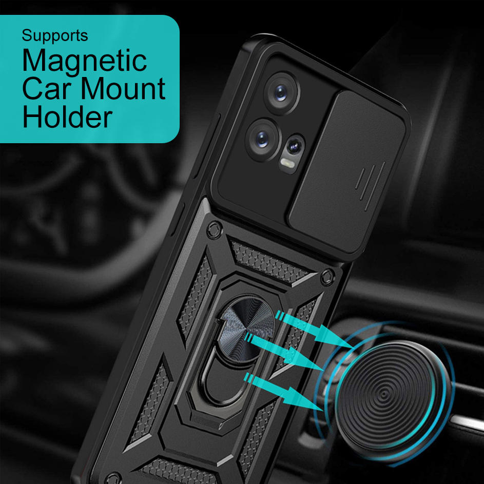 Slim Armour Shockproof Case for Motorola Edge 30 Fusion (Black)