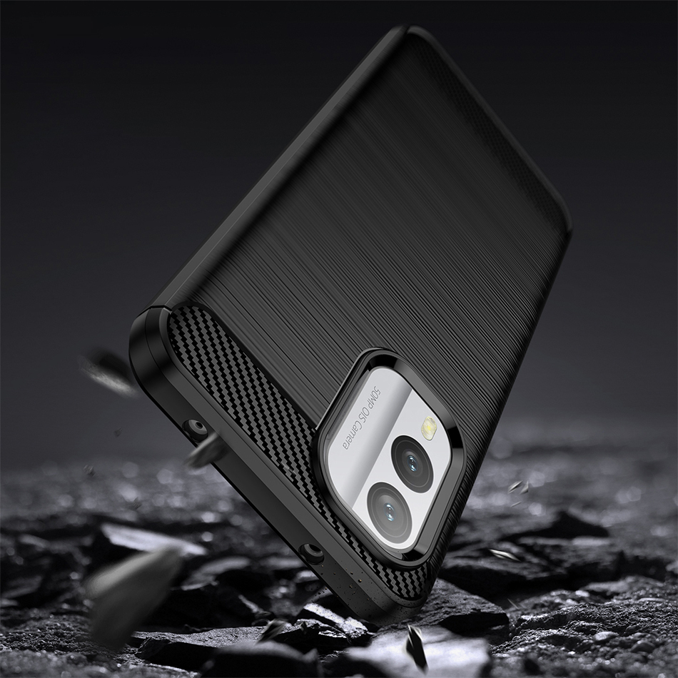 Flexi Carbon Fibre Case for Nokia X30 (Black)