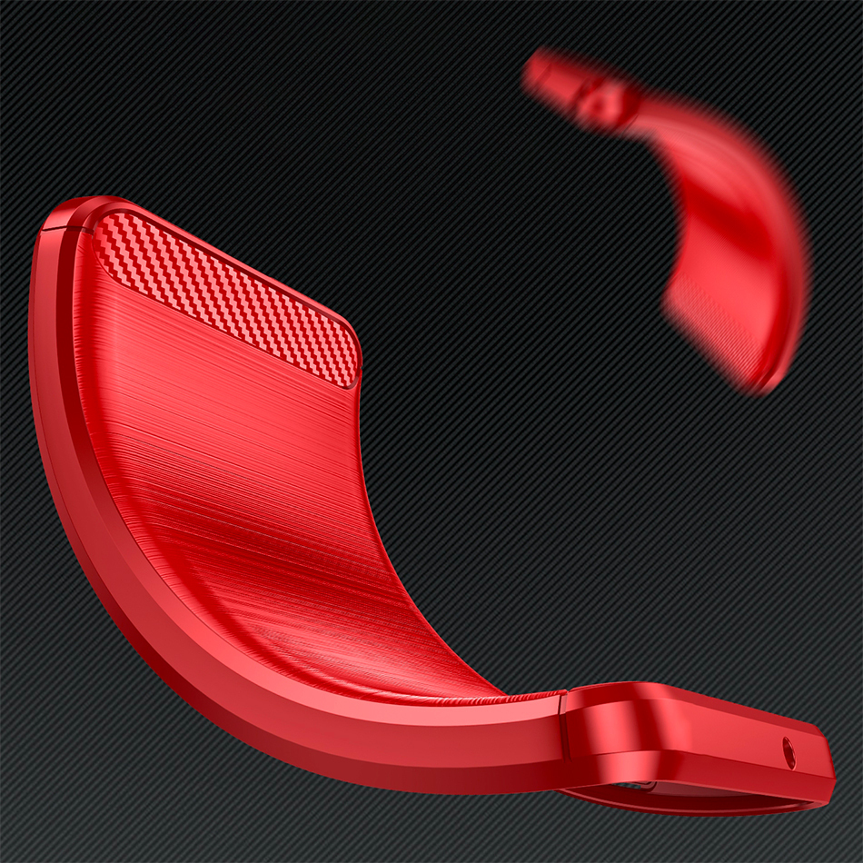 Flexi Carbon Fibre Case for Oppo A57 4G (Red)
