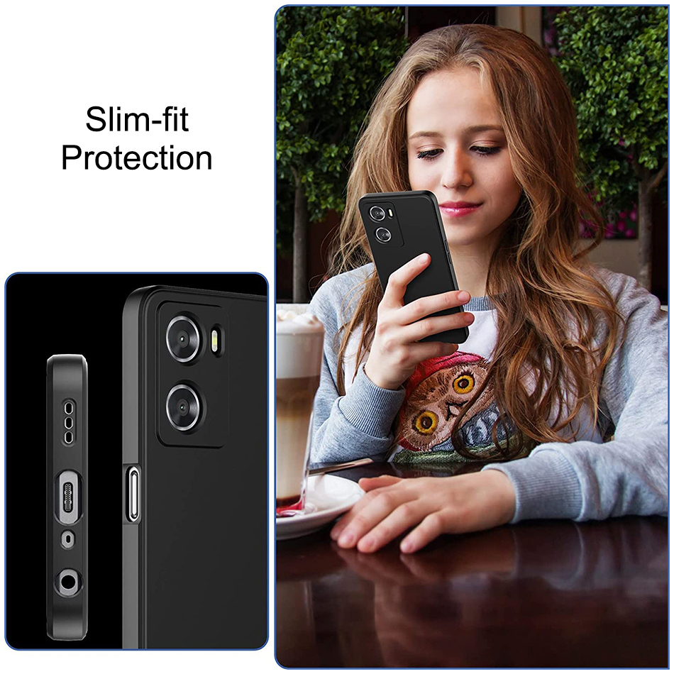 Flexi Stealth Silicone Case for Oppo A57 4G (Black)