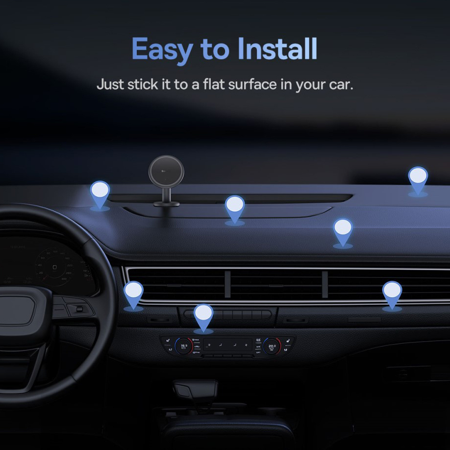 Baseus C01 Magnetic Car Dashboard Mount Stand / Phone Holder