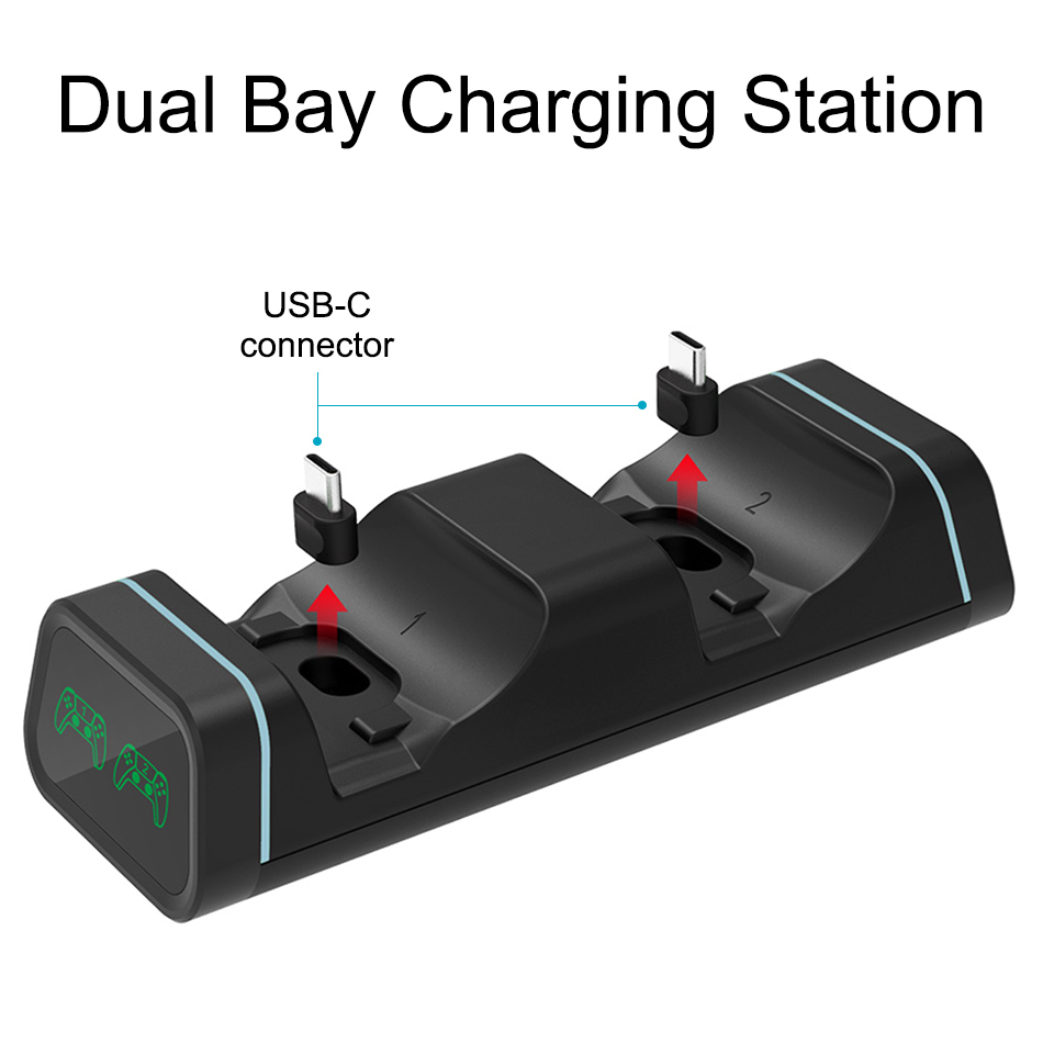 Dobe Dual Controller Charging Dock for PS5 / Switch Pro / Xbox