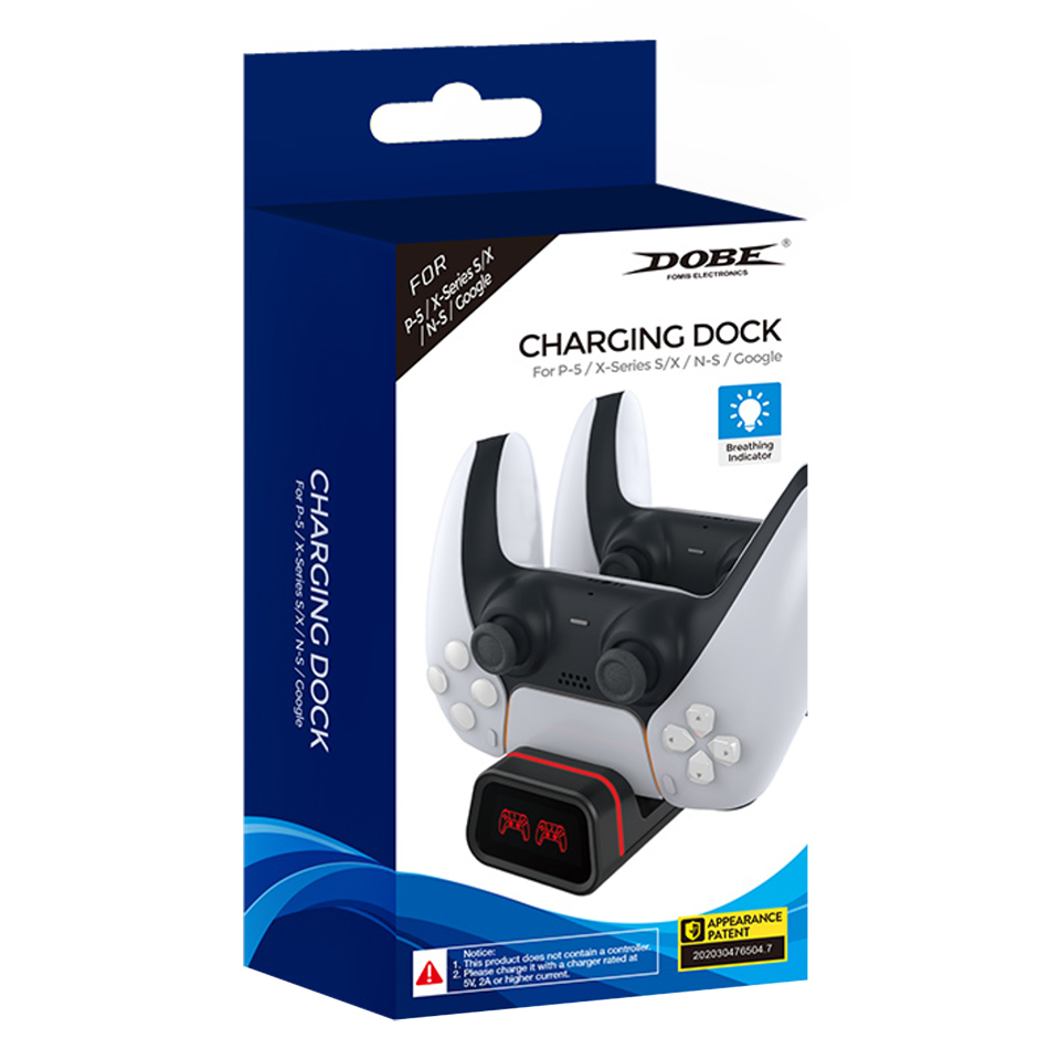 Dobe Dual Controller Charging Dock for PS5 / Switch Pro / Xbox