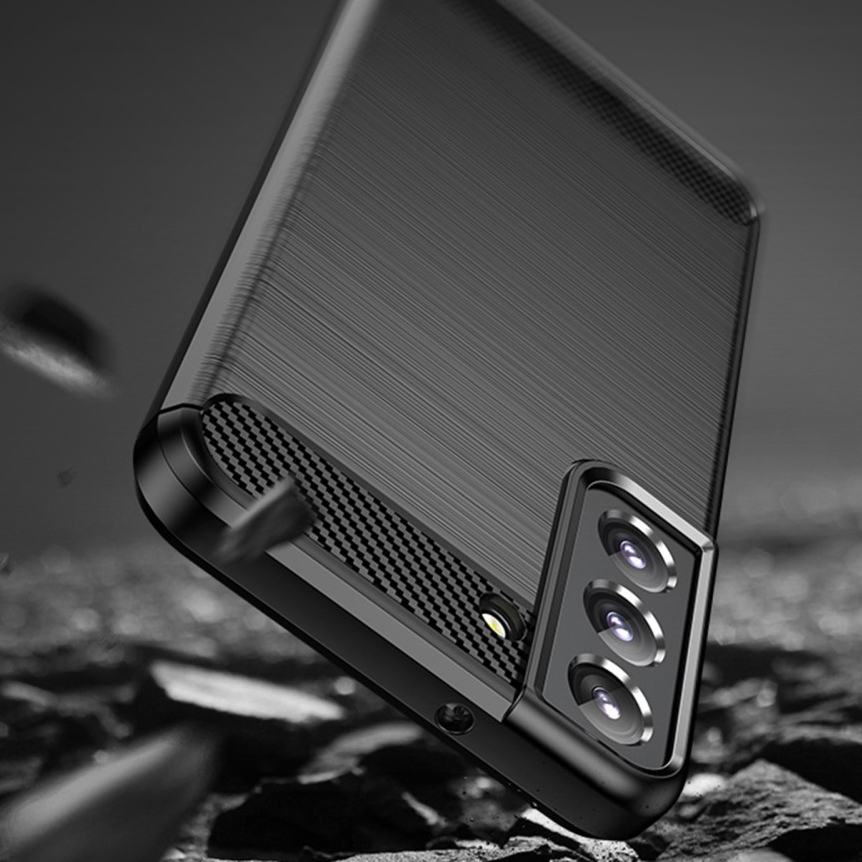 Flexi Slim Carbon Fibre Case for Samsung Galaxy S23 (Black)