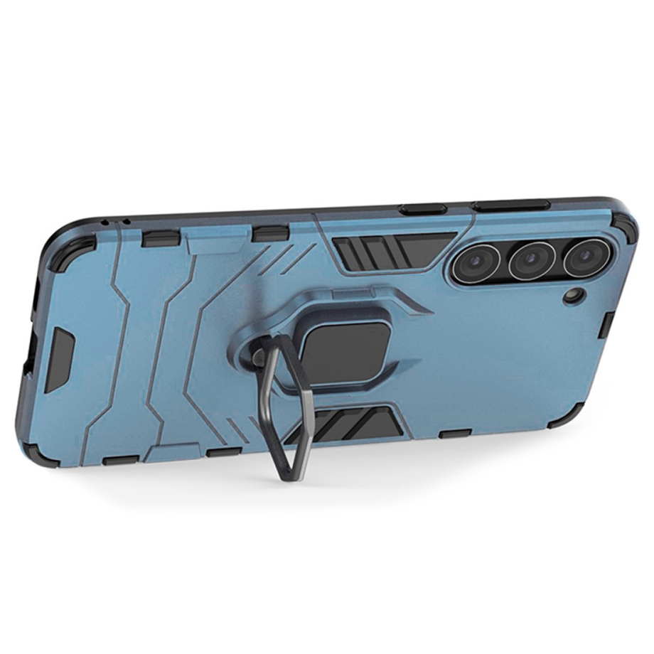 Slim Armour Shockproof Case Ring for Samsung Galaxy S23 (Blue)