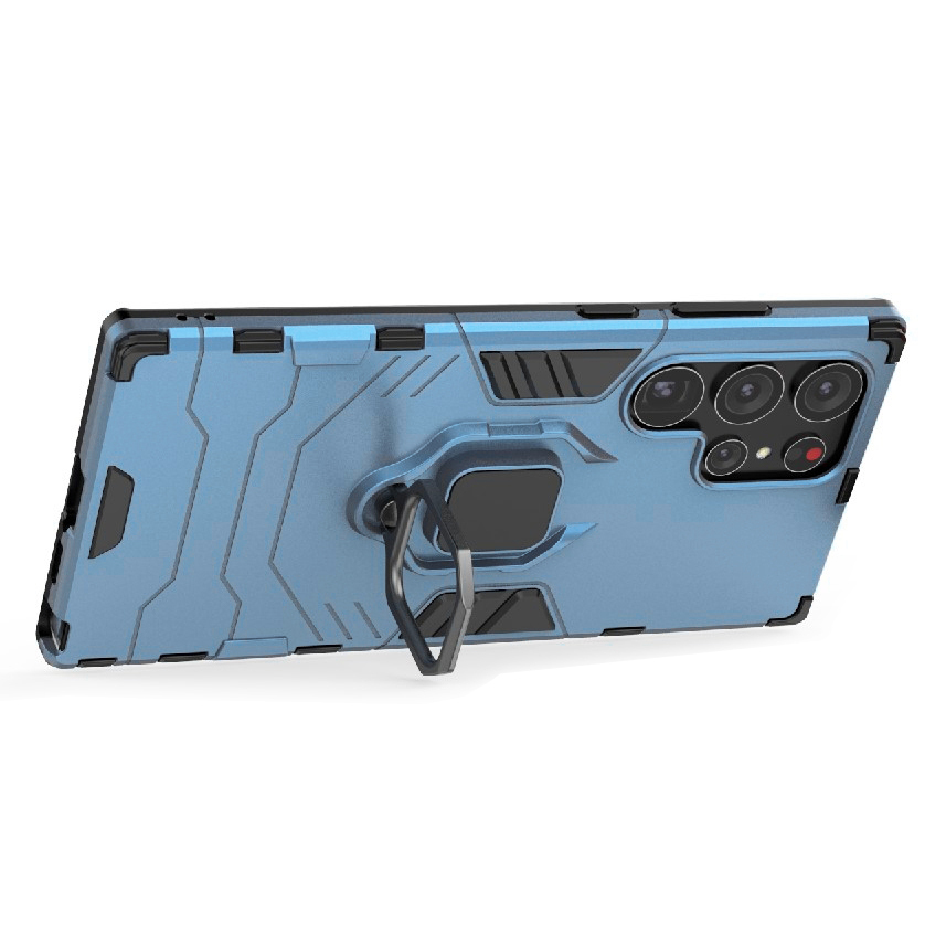 Slim Armour Shockproof Case for Samsung Galaxy S23 Ultra (Blue)
