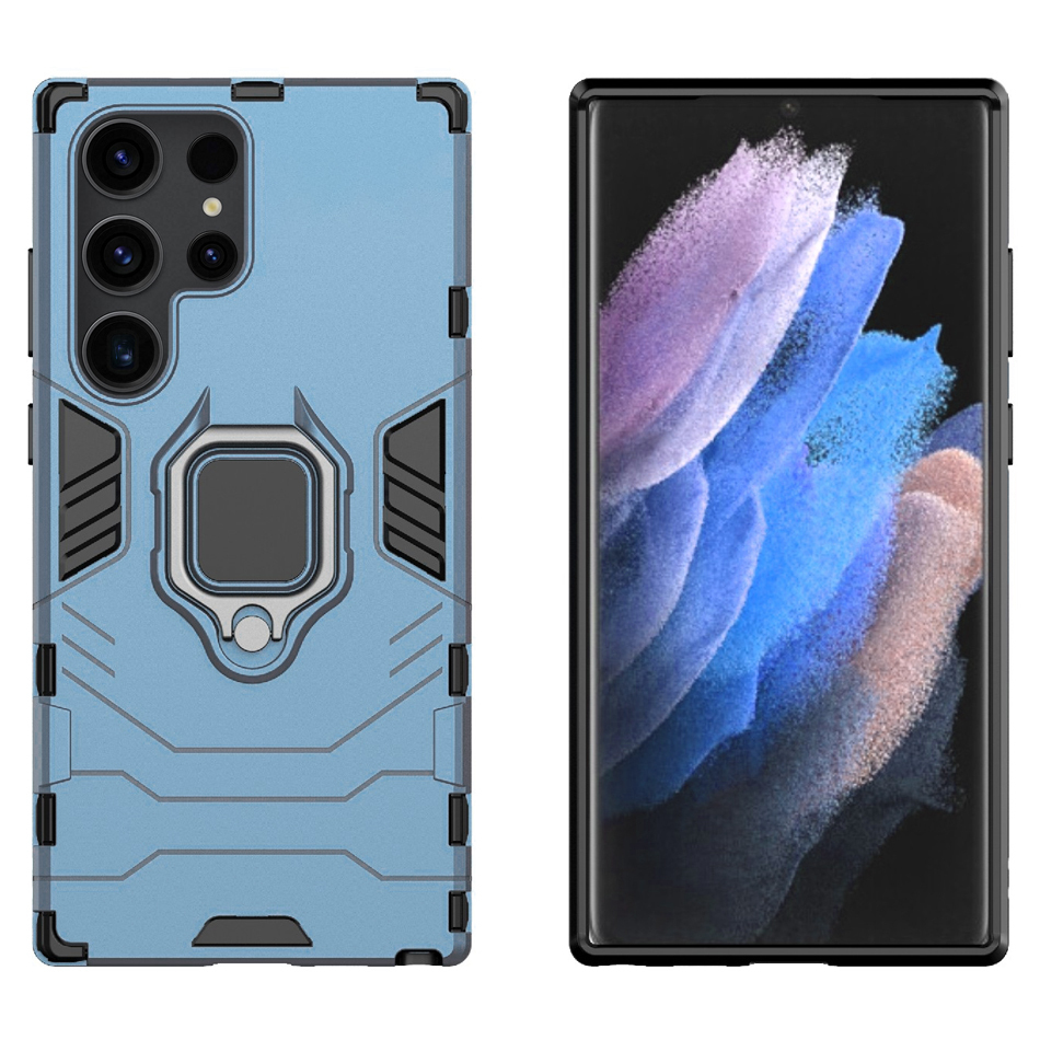 Slim Armour Shockproof Case for Samsung Galaxy S23 Ultra (Blue)