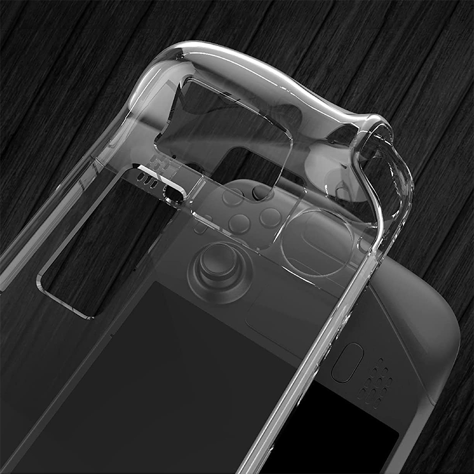 Crystal Hard Shell Case for Valve Steam Deck (Clear)