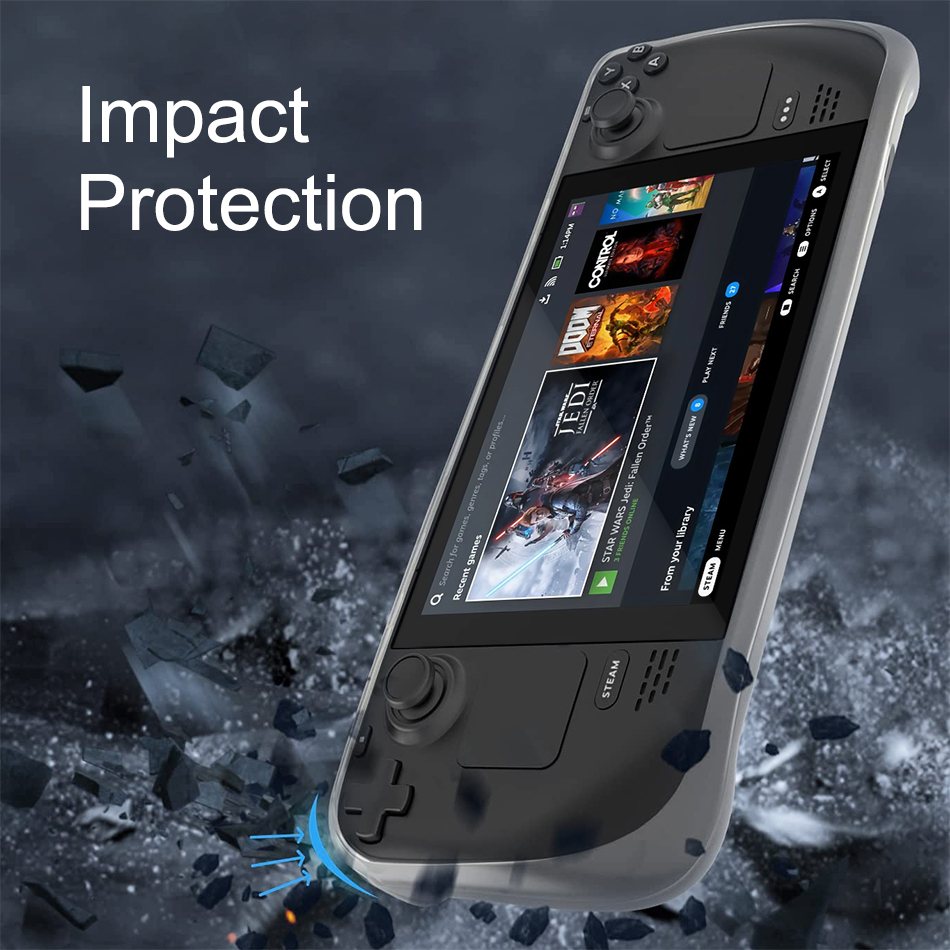 Flexi Slim Gel Case for Valve Steam Deck (Translucent)