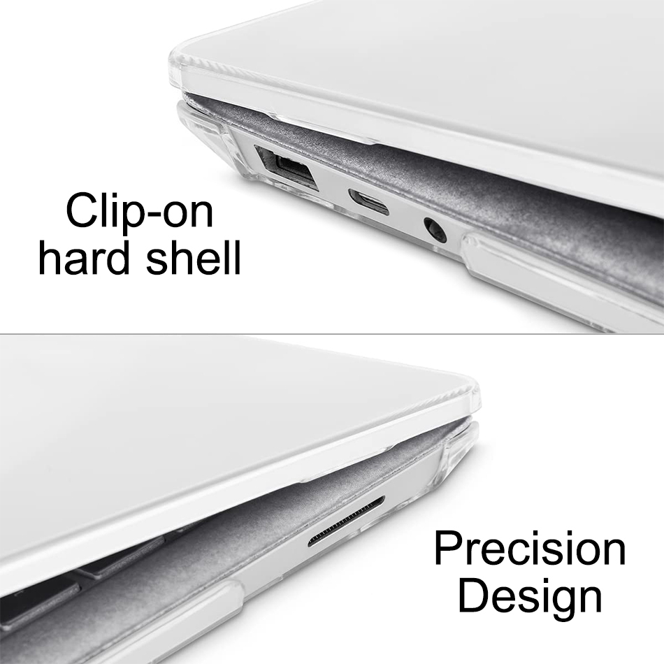 Clear Hard Case for Surface Laptop 3 / 4 / 5 (13.5") (Alcantara)