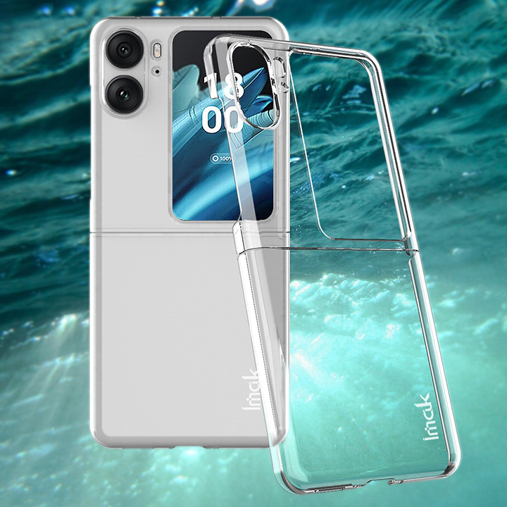 Imak Crystal Hard Shell Case for Oppo Find N2 Flip (Clear)