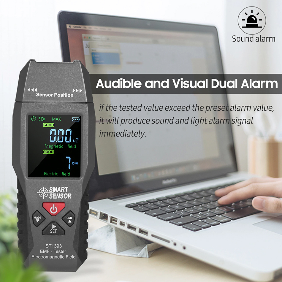 Smart EMF Detector Electromagnetic Field Sensor Radiation Tester