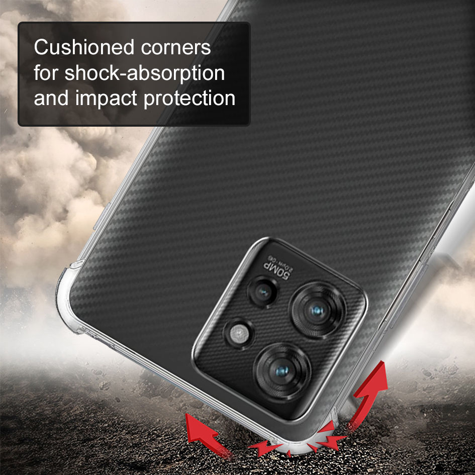 Flexi Gel Shockproof Case for Motorola ThinkPhone 5G (Clear)