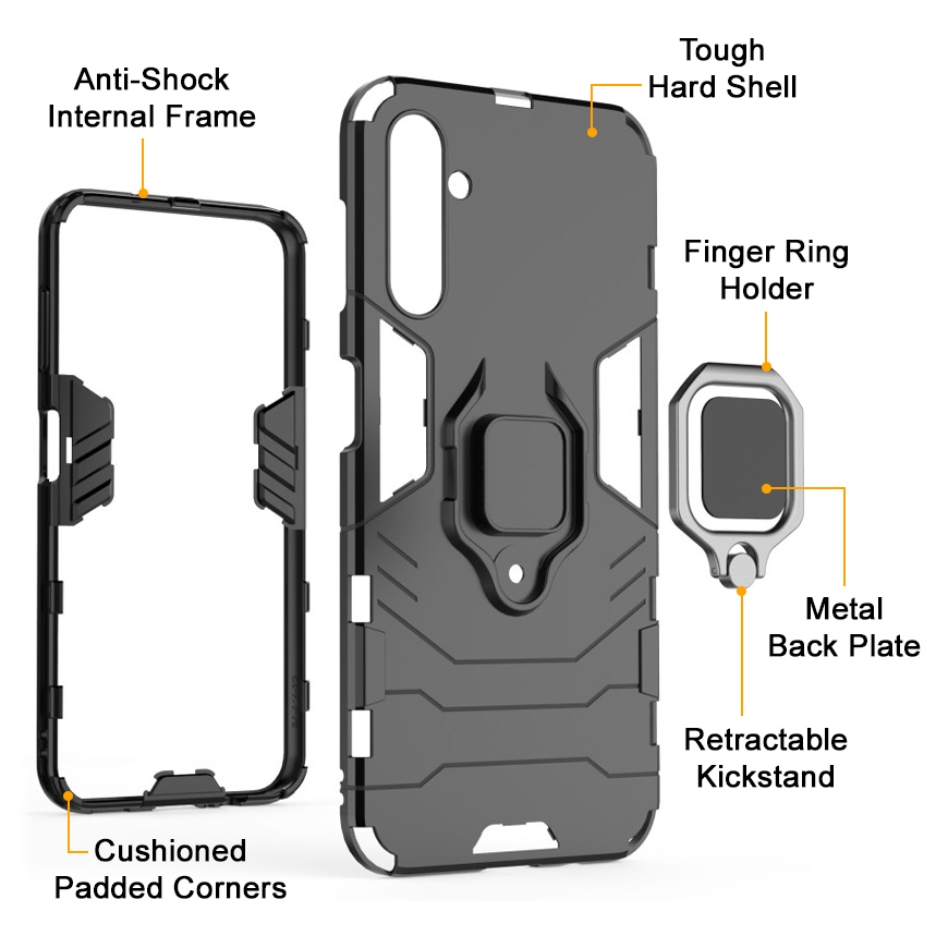 Slim Armour Shockproof Case for Samsung Galaxy A14 5G (Black)