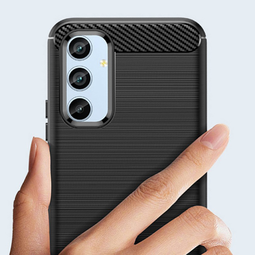 Flexi Slim Carbon Fibre Case for Samsung Galaxy A54 5G (Black)
