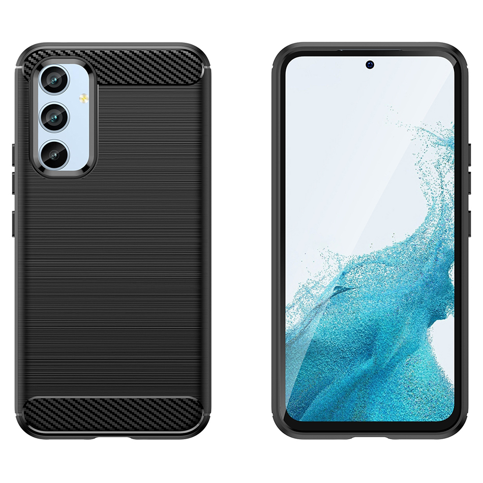 Flexi Slim Carbon Fibre Case for Samsung Galaxy A54 5G (Black)