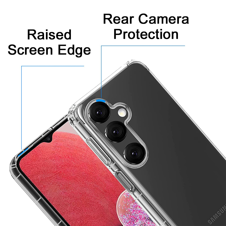 Flexi Shock Gel Case for Samsung Galaxy A14 5G / 4G (Clear)